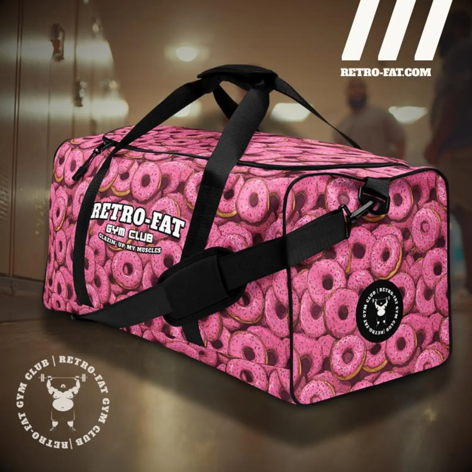 Retro-Fat Gym Club - Eat Big, Lift Big, Look Vintage